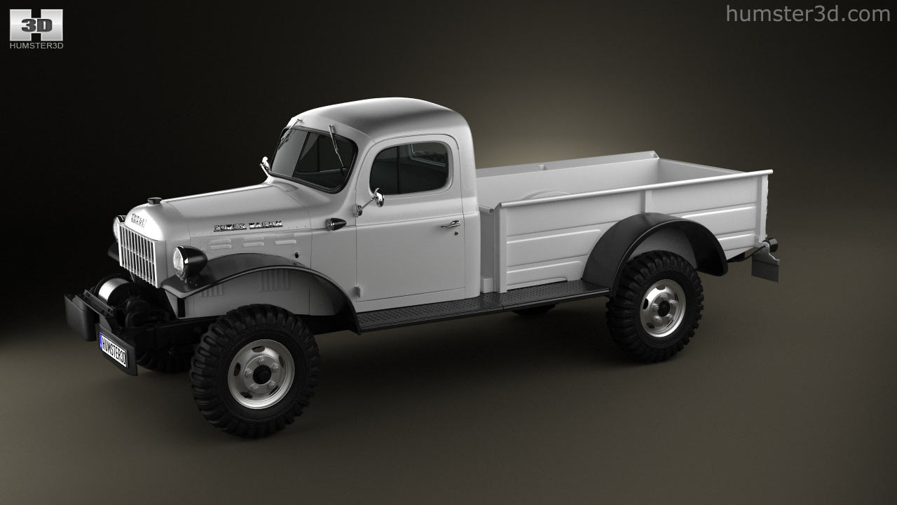 360 view of Dodge Power Wagon 1946 3D model - 3DModels store