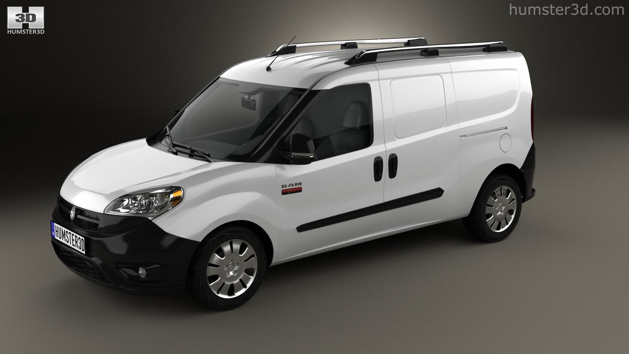 360 view of Dodge Ram Promaster City Cargo L2H1 2017 3D model ...