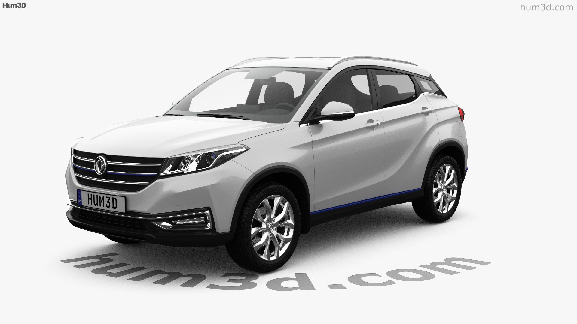 360 view of DongFeng Fengon E3 2024 3D model - 3DModels store