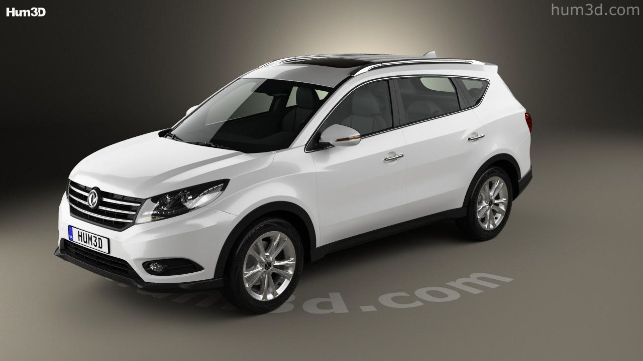 360 view of DongFeng Fengguang 580 2019 3D model - 3DModels store