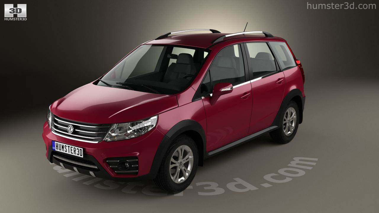 360 view of Dongfeng Jingyi X3 2018 3D model - 3DModels store