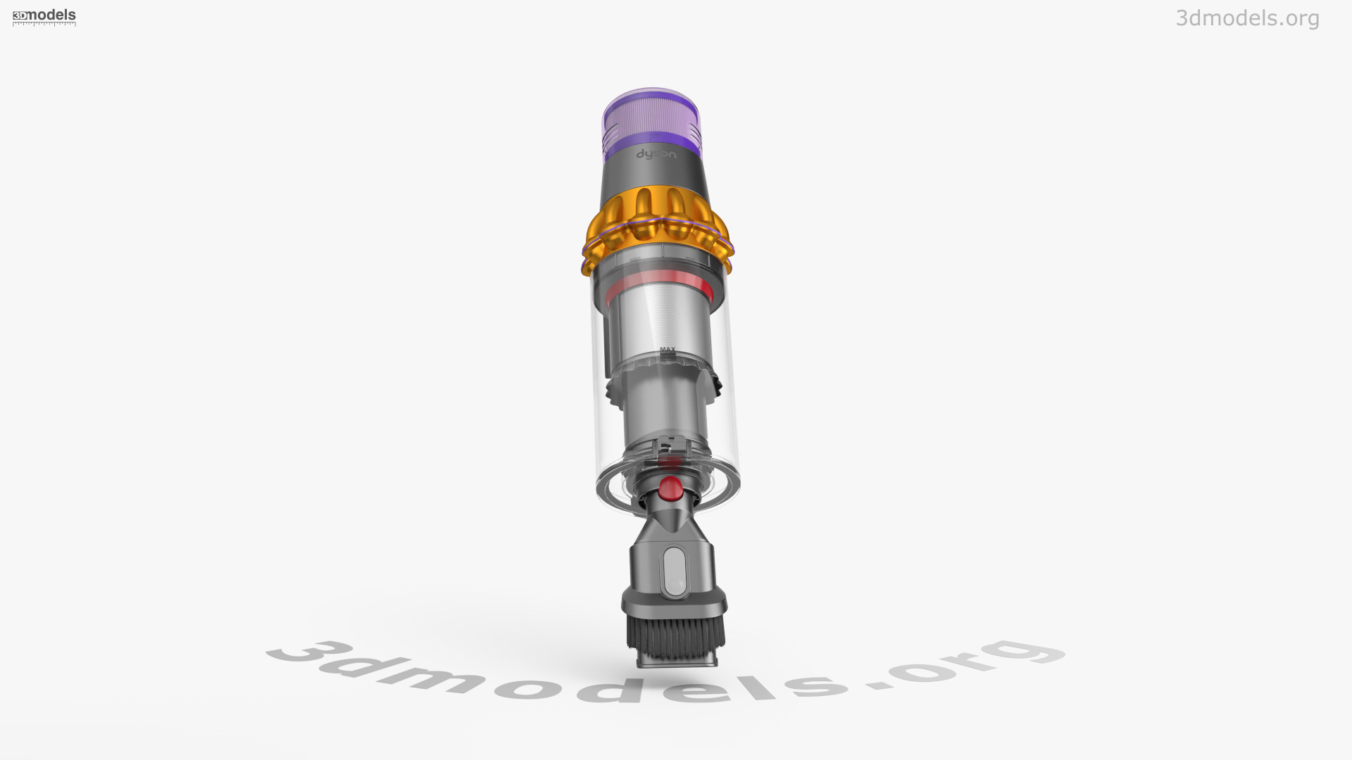 360 view of Dyson V15 Vacuum Cleaner with Combination Tool 3D model ...