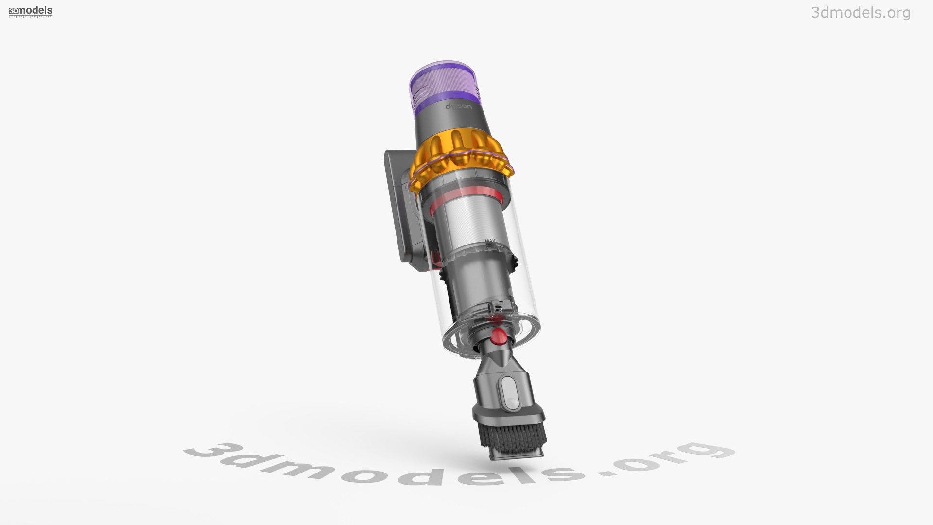 360 view of Dyson V15 Vacuum Cleaner with Combination Tool 3D model ...