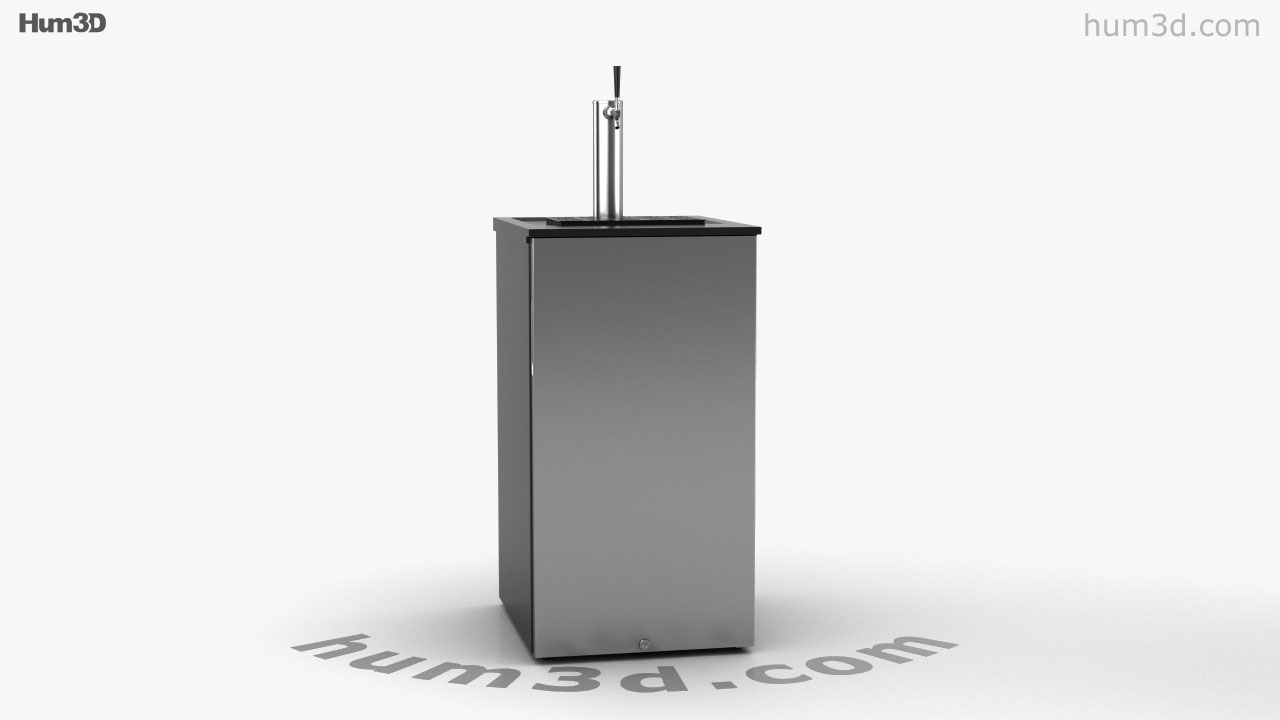 360 view of EdgeStar Craft Brew Kegerator 3D model - 3DModels store