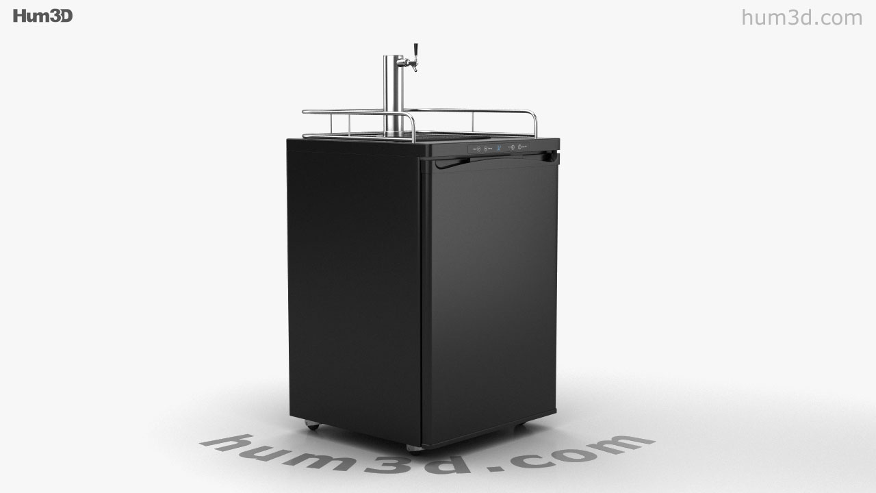 360 view of Edgestar KC3000 Kegerator 3D model - 3DModels store