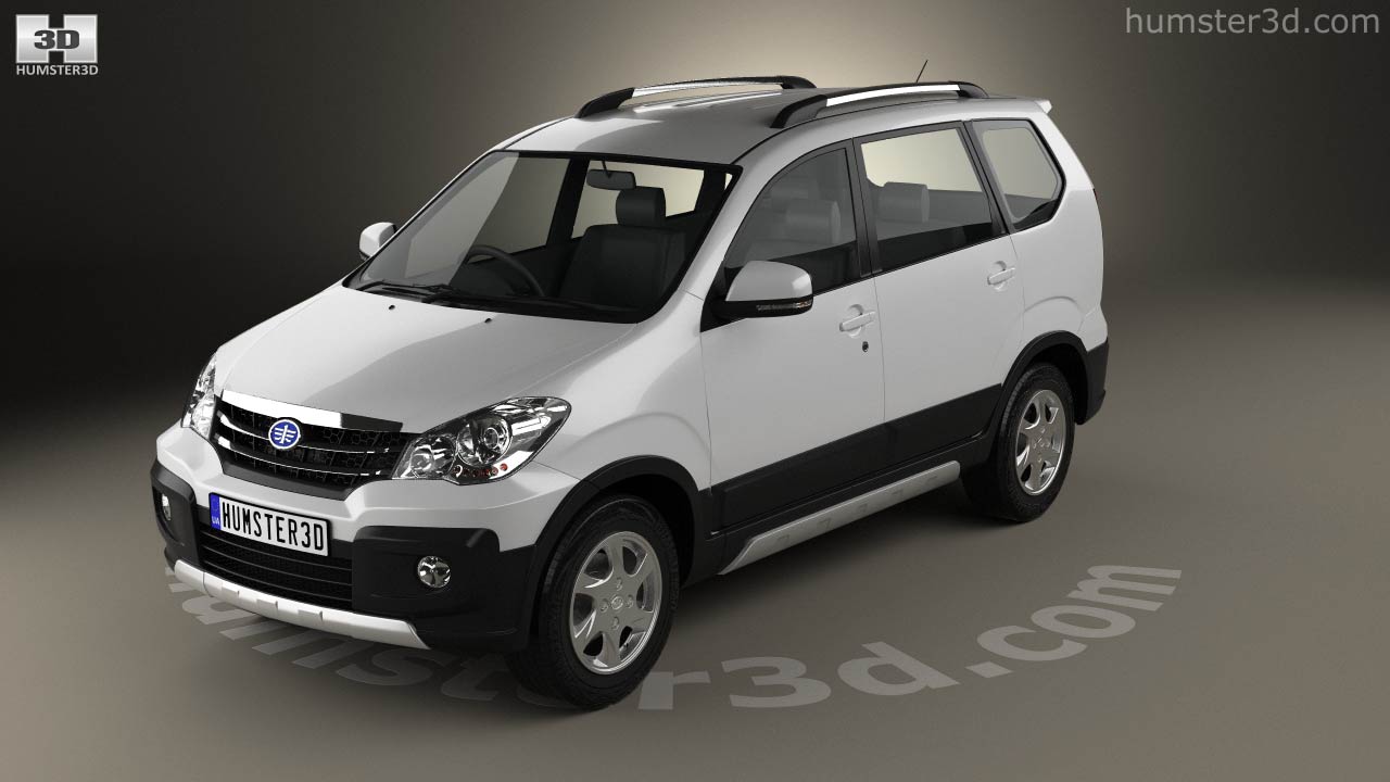 360 view of FAW Sirius S80 2015 3D model - 3DModels store