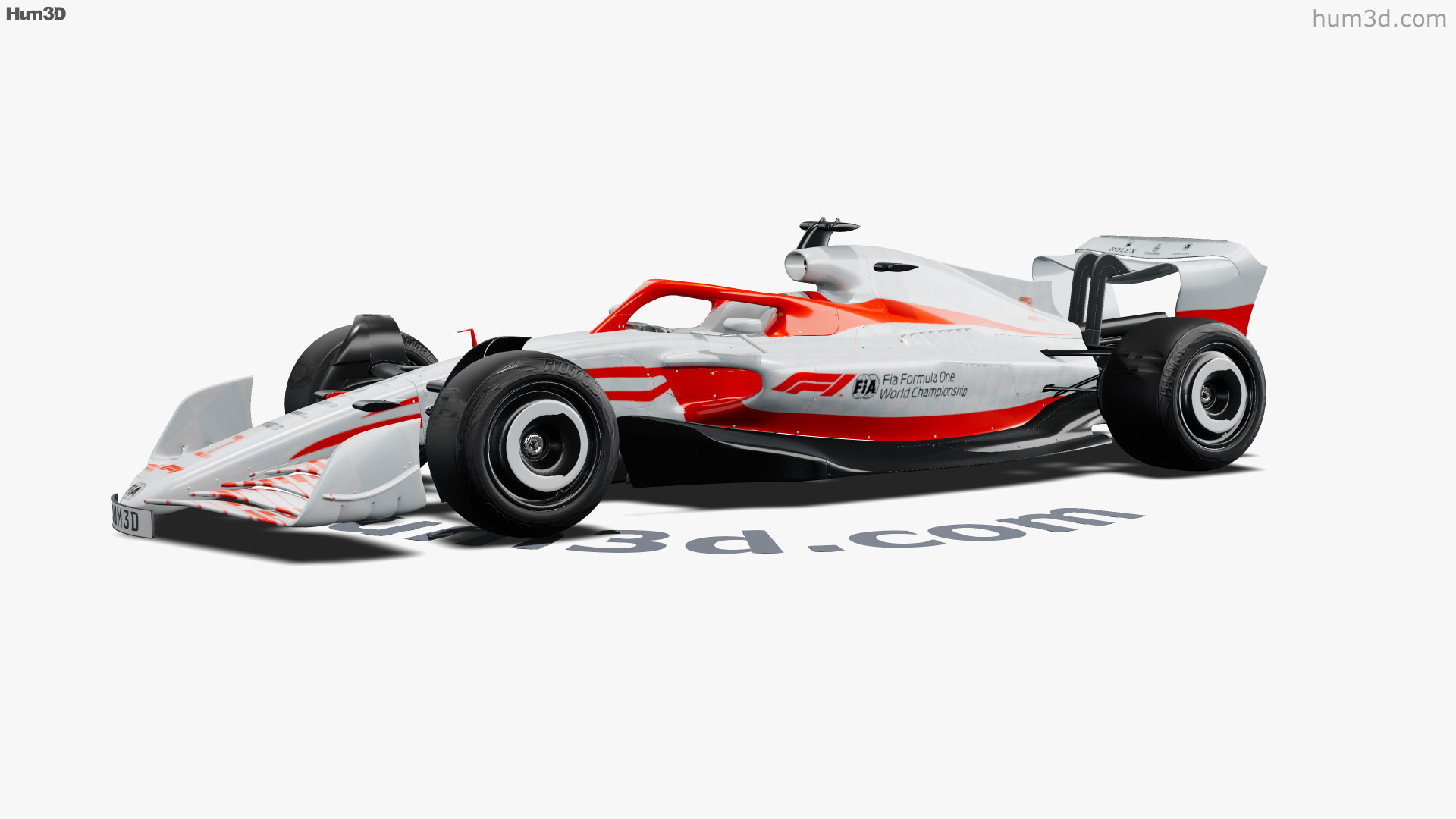 360 view of FIA F1 Car 2024 3D model - 3DModels store