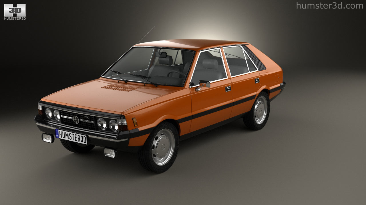 360 view of FSO Polonez 1978 3D model - 3DModels store
