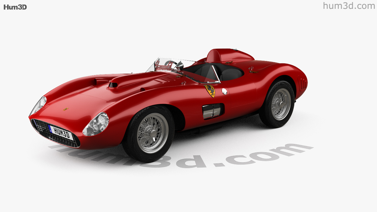 360 view of Ferrari 335 S Spider Scaglietti 1957 3D model - 3DModels store