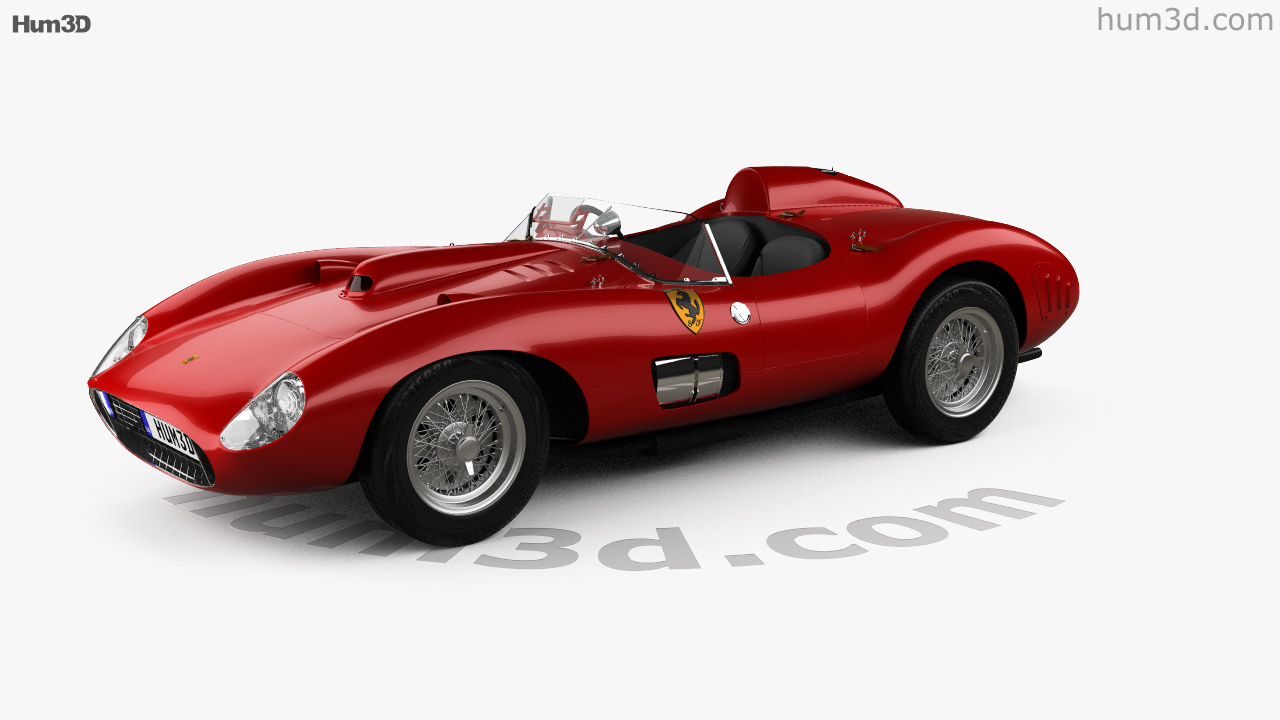 360 view of Ferrari 335 S Spider Scaglietti 1957 3D model - 3DModels store