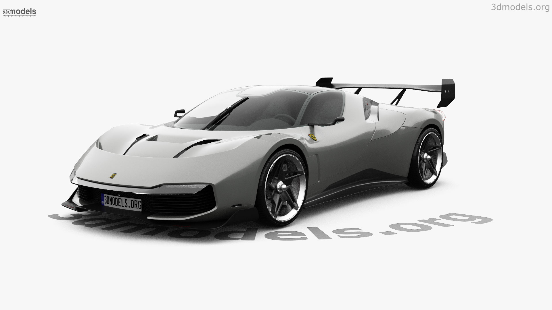 360 view of Ferrari KC23 2023 3D model - 3DModels store