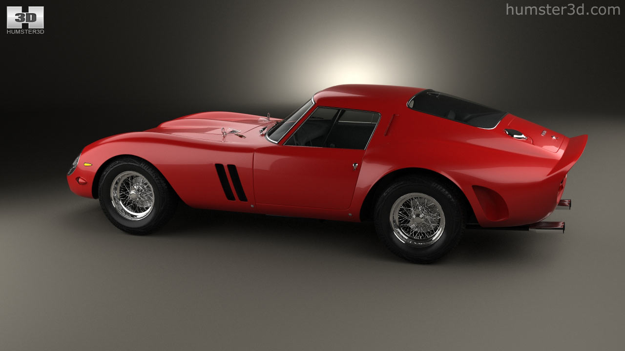 360 view of Ferrari 250 GTO (Series I) 1962 3D model - 3DModels store