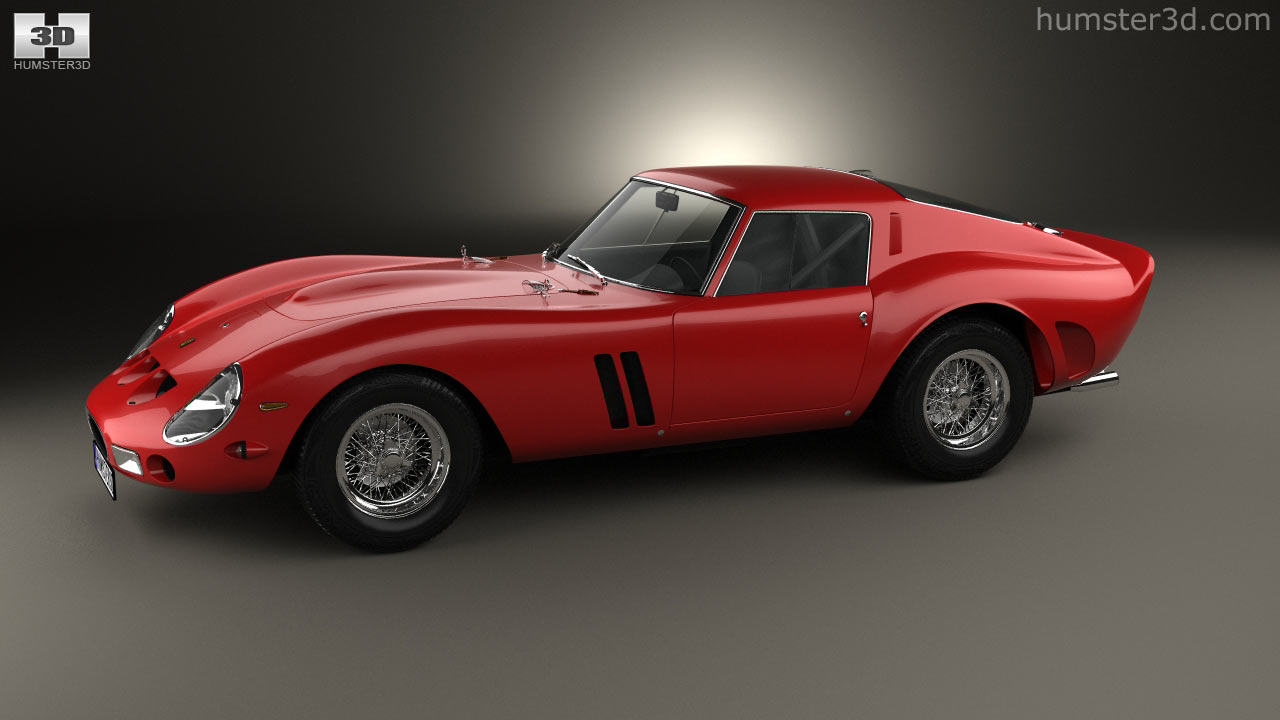 360 view of Ferrari 250 GTO (Series I) 1962 3D model - 3DModels store