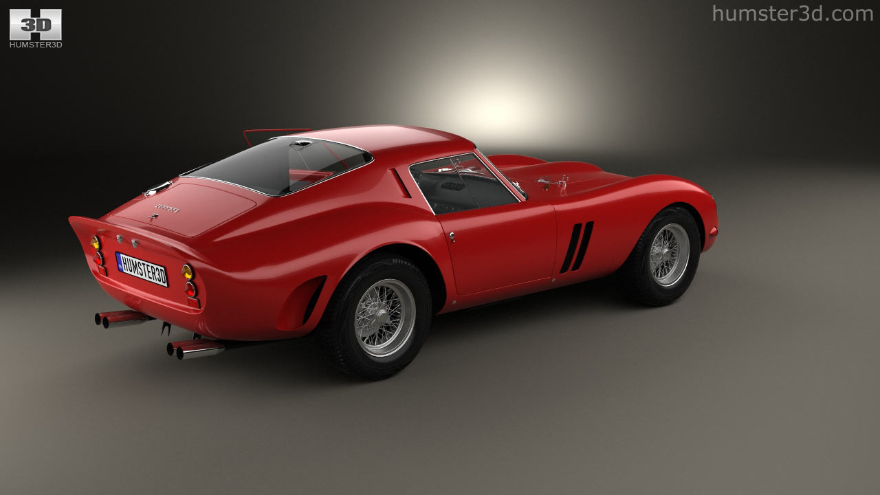 360 view of Ferrari 250 GTO (Series I) with HQ interior 1962 3D model ...