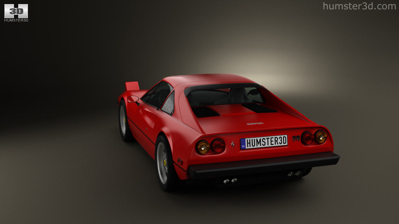 360 view of Ferrari 308 GTB / GTS 1975 3D model - 3DModels store