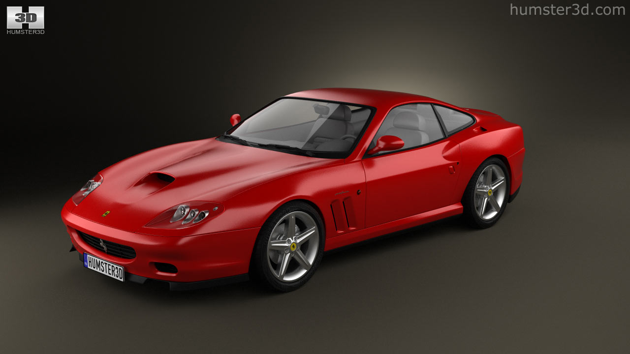 360 view of Ferrari 575M Maranello 2002-2006 3D model - 3DModels store