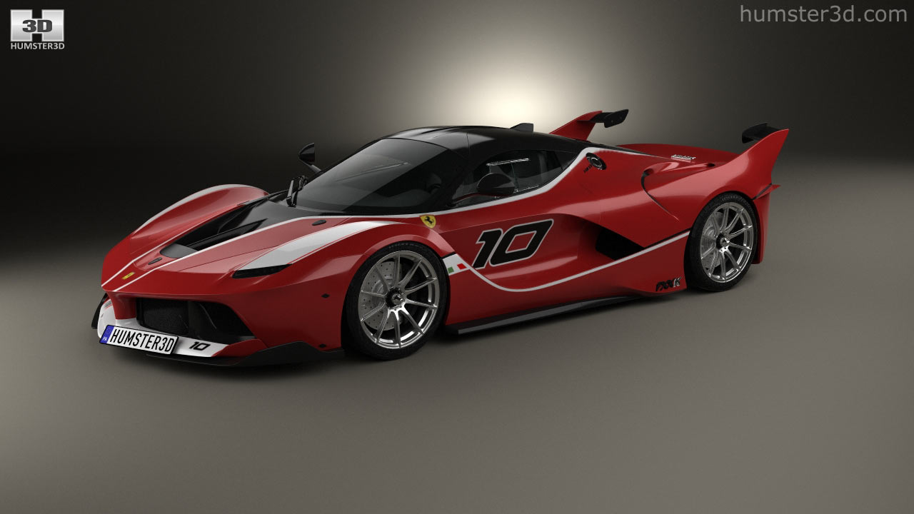 360 view of Ferrari FXX-K 2015 3D model - 3DModels store