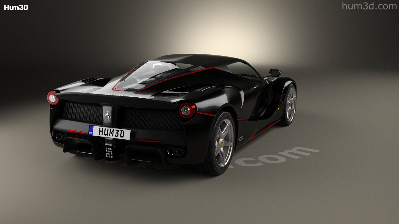 360 view of Ferrari LaFerrari Aperta 2017 3D model - 3DModels store