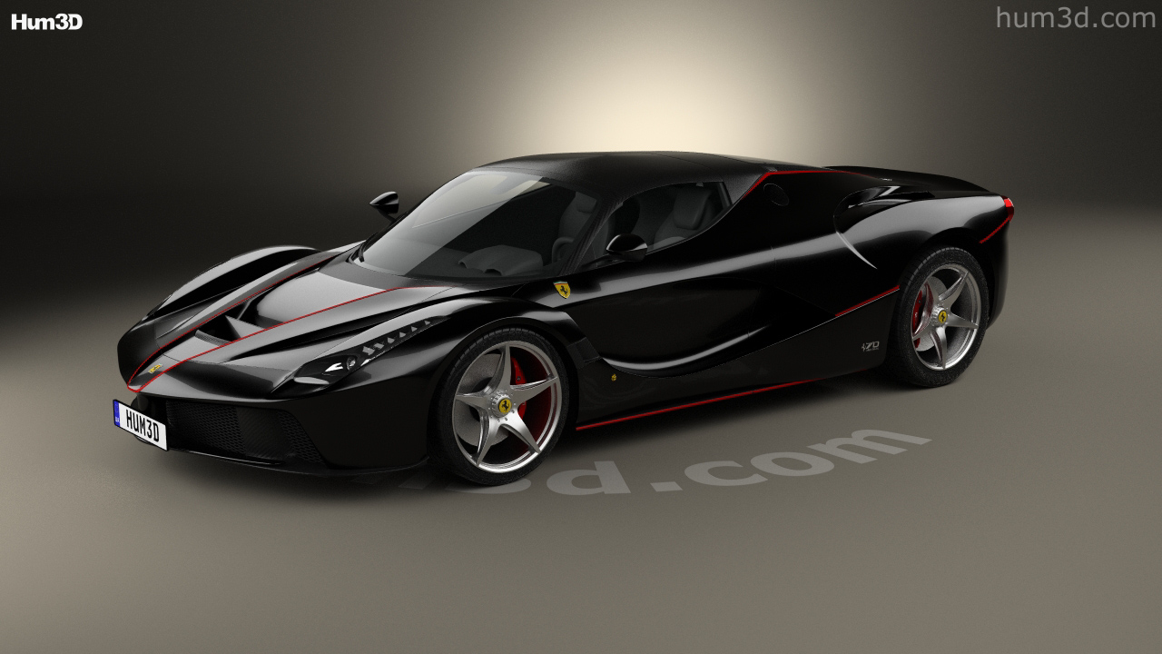 360 view of Ferrari LaFerrari Aperta 2017 3D model - 3DModels store