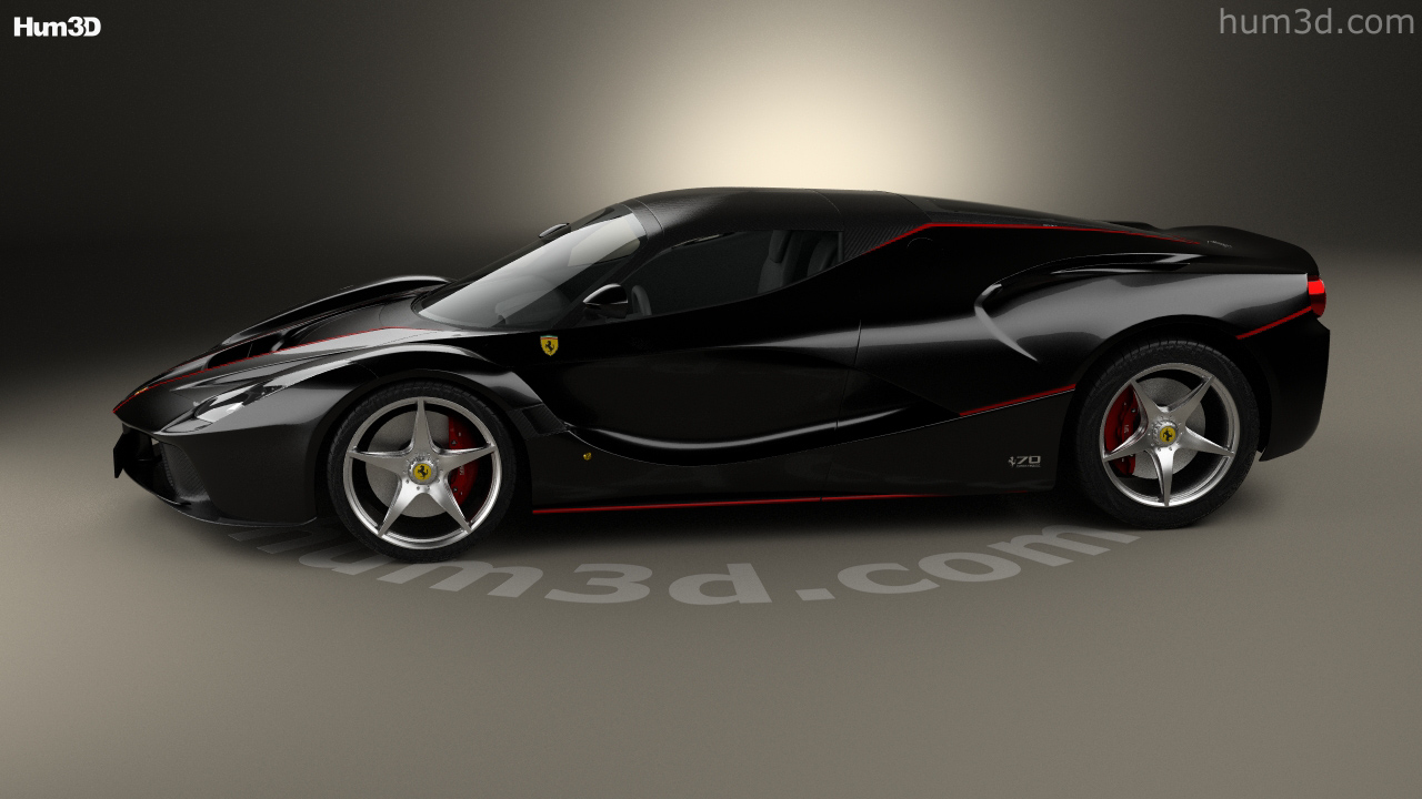 360 view of Ferrari LaFerrari Aperta 2017 3D model - 3DModels store