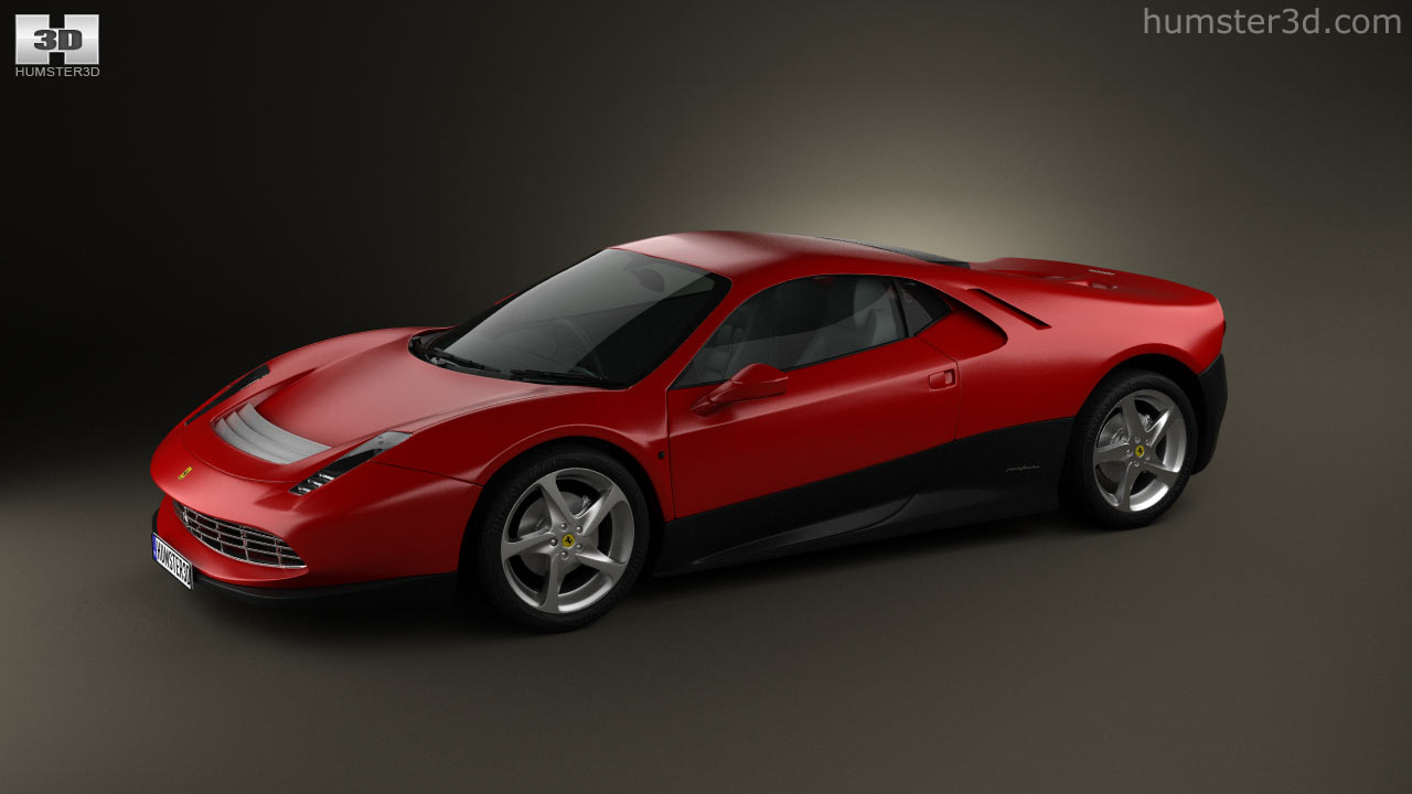 360 view of Ferrari SP12 EC 2012 3D model - 3DModels store