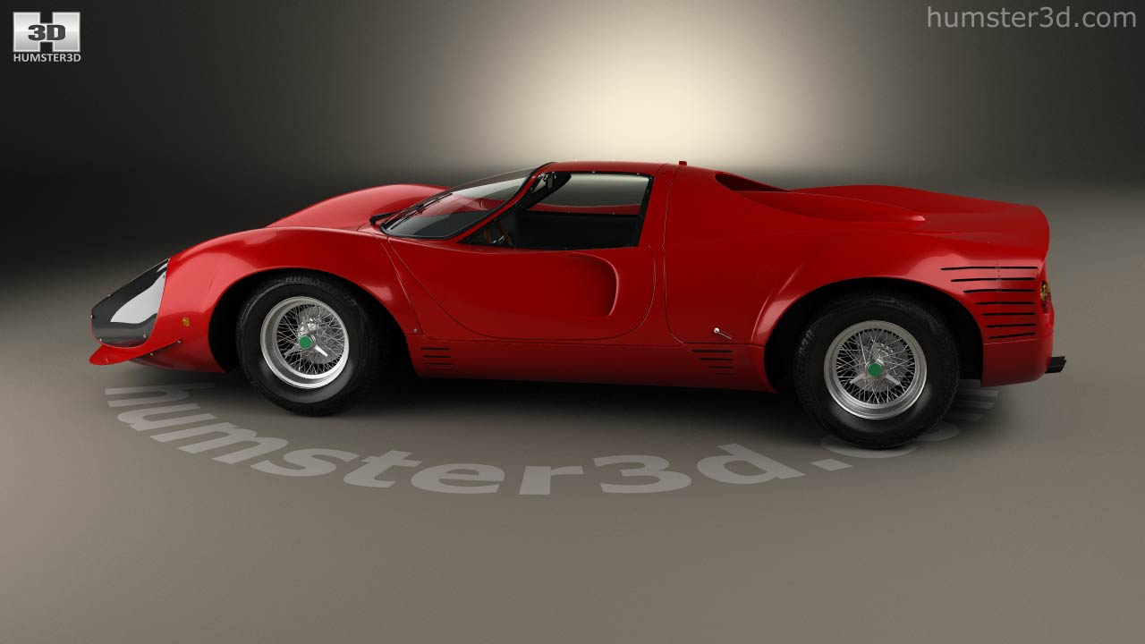 360 view of Ferrari Thomassima II 1967 3D model - 3DModels store