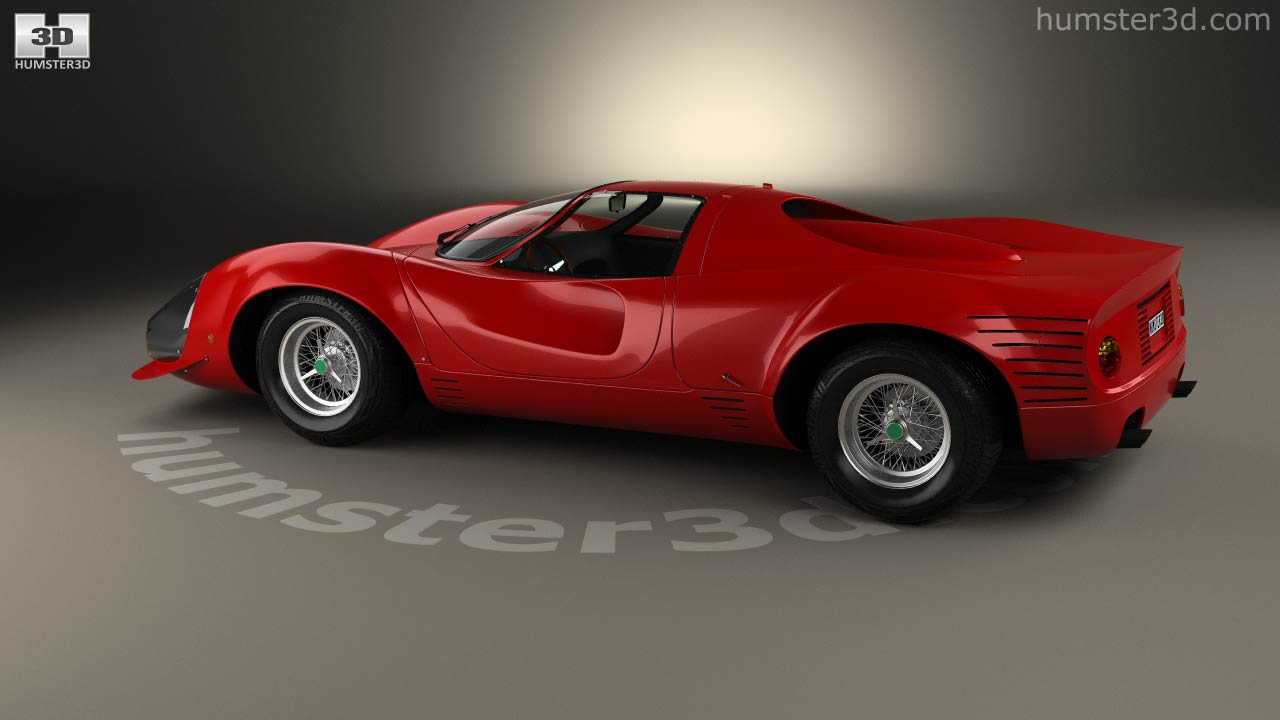 360 view of Ferrari Thomassima II 1967 3D model - 3DModels store