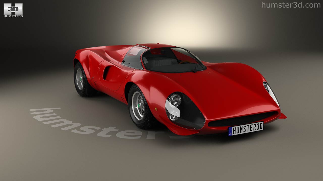 360 view of Ferrari Thomassima II 1967 3D model - 3DModels store