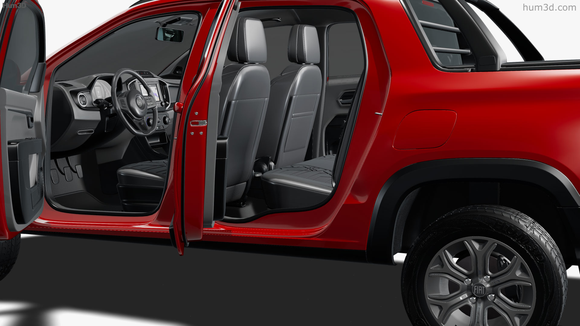 360 view of Fiat Strada CD Volcano with HQ interior 2023 3D model ...