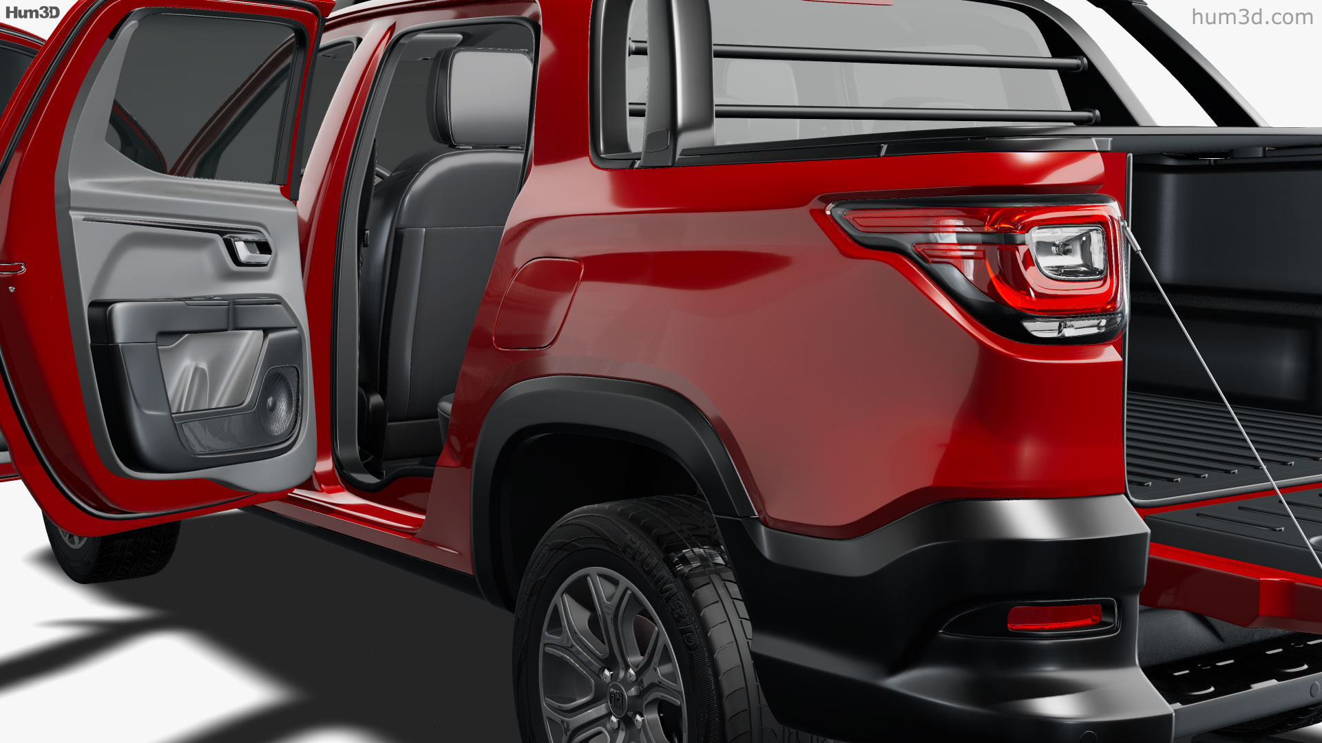 360 view of Fiat Strada CD Volcano with HQ interior 2023 3D model ...