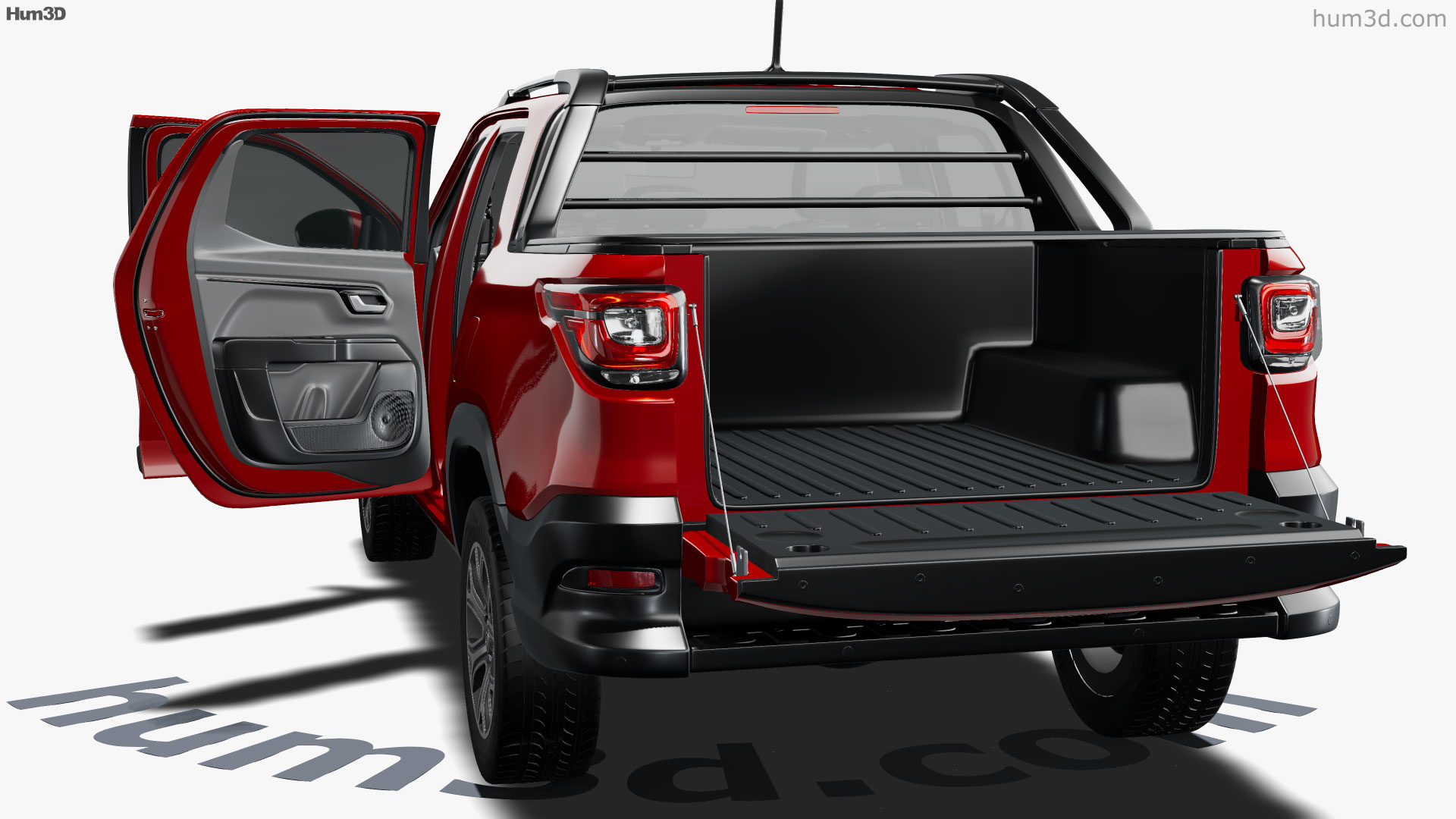 360 view of Fiat Strada CD Volcano with HQ interior 2023 3D model ...