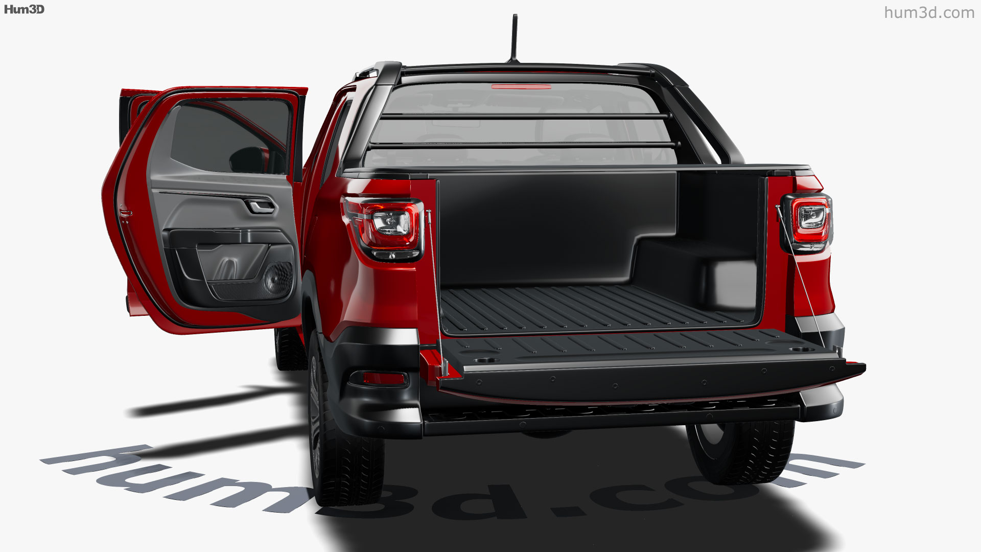 360 view of Fiat Strada CD Volcano with HQ interior 2023 3D model ...