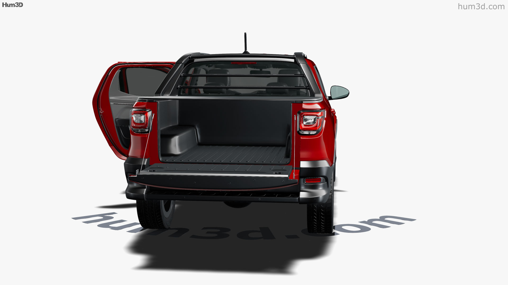 360 view of Fiat Strada CD Volcano with HQ interior 2023 3D model ...