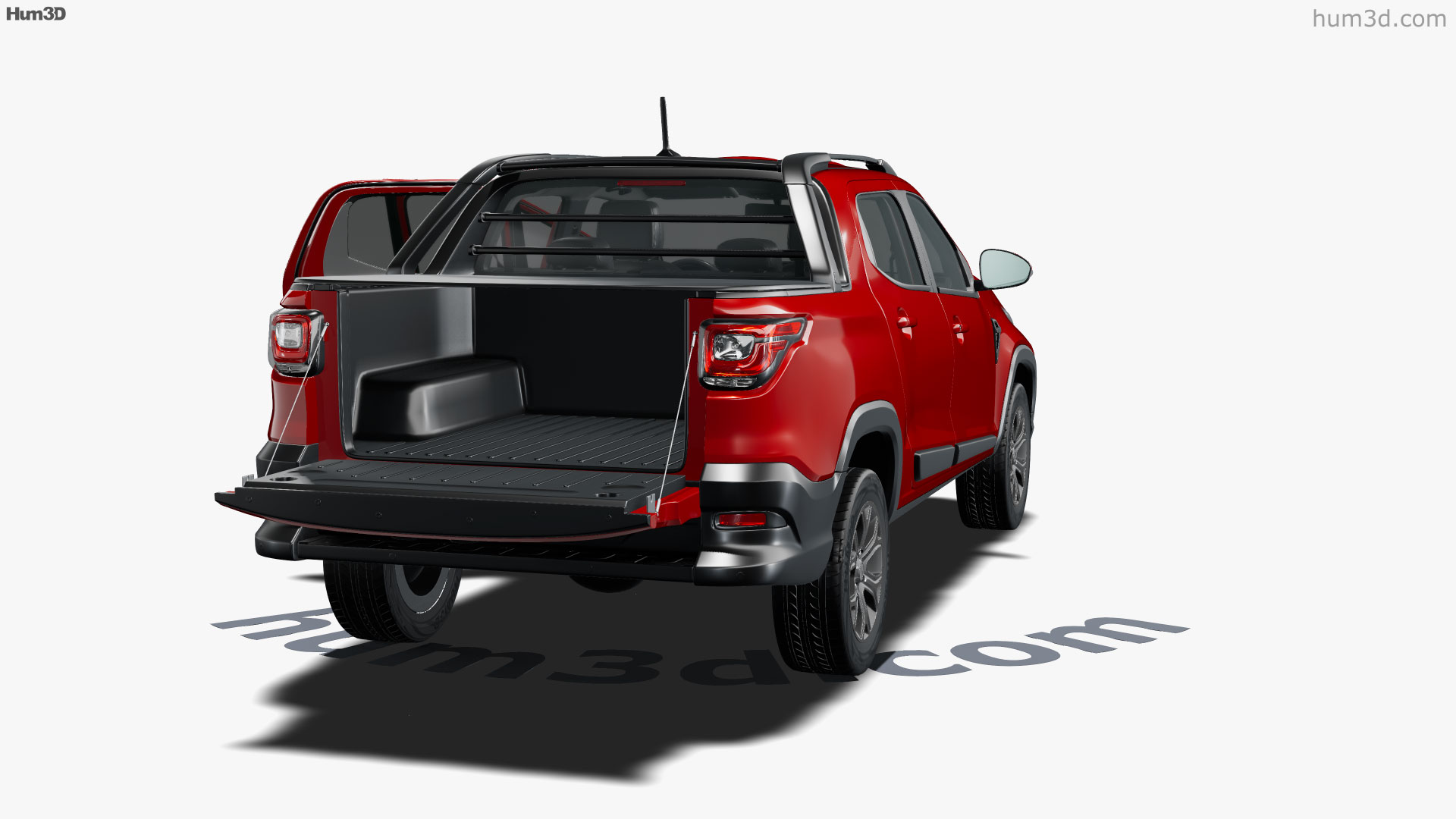 360 view of Fiat Strada CD Volcano with HQ interior 2023 3D model ...