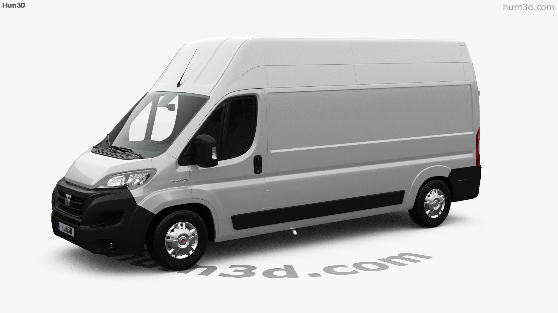 360 view of Fiat Ducato Panel Van L3H3 2024 3D model - 3DModels store