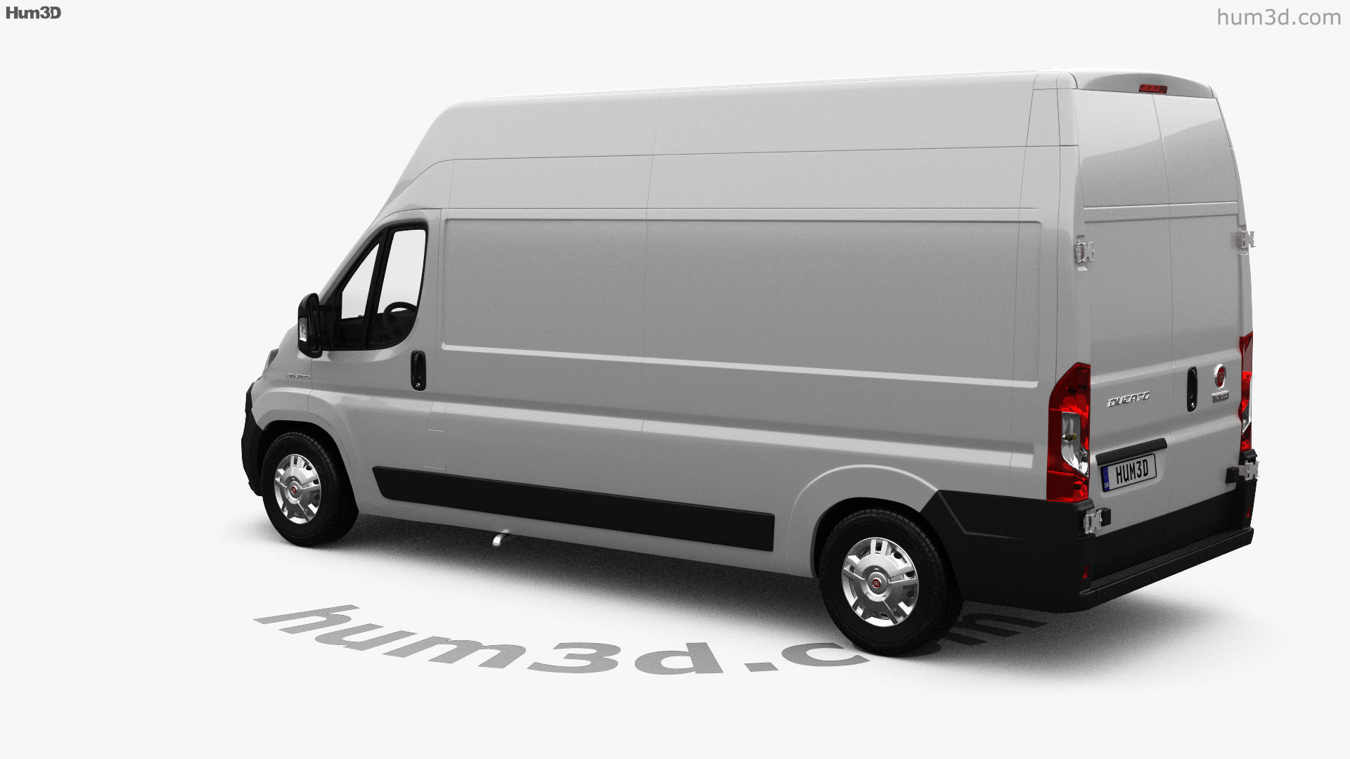 360 view of Fiat Ducato Panel Van L3H3 2024 3D model - 3DModels store