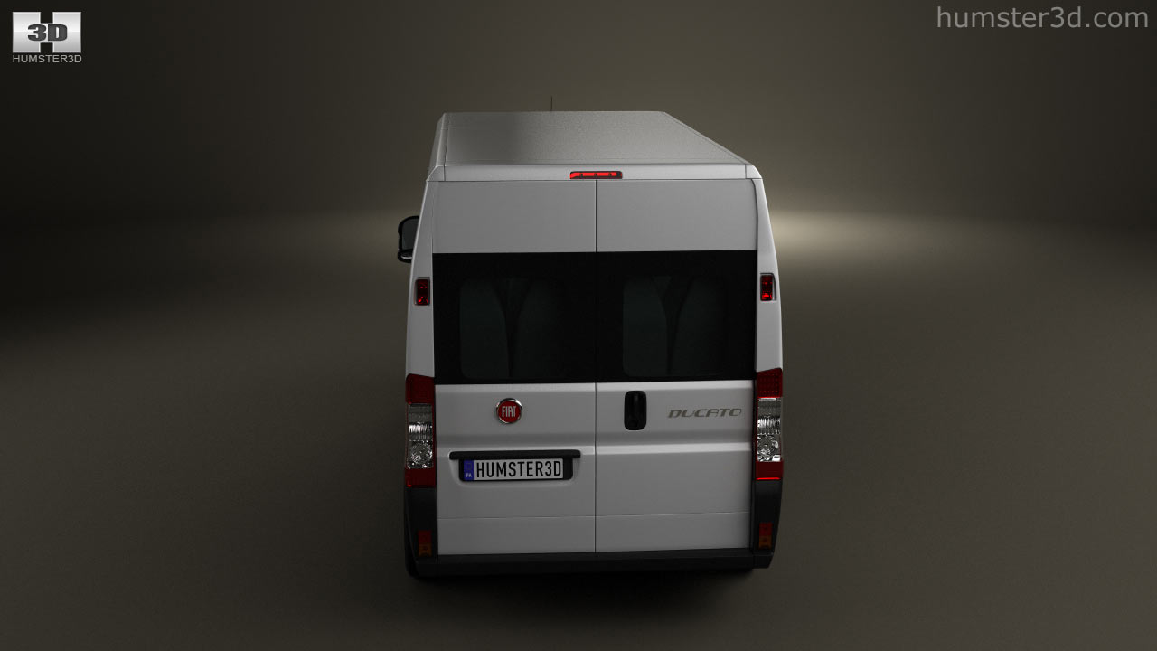 360 view of Fiat Ducato Minibus 2013 3D model - 3DModels store