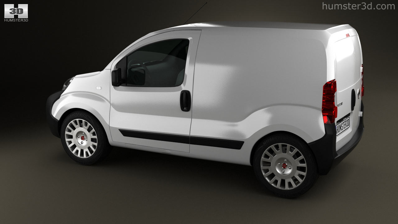 360 view of Fiat Fiorino Panel Van 2014 3D model - 3DModels store