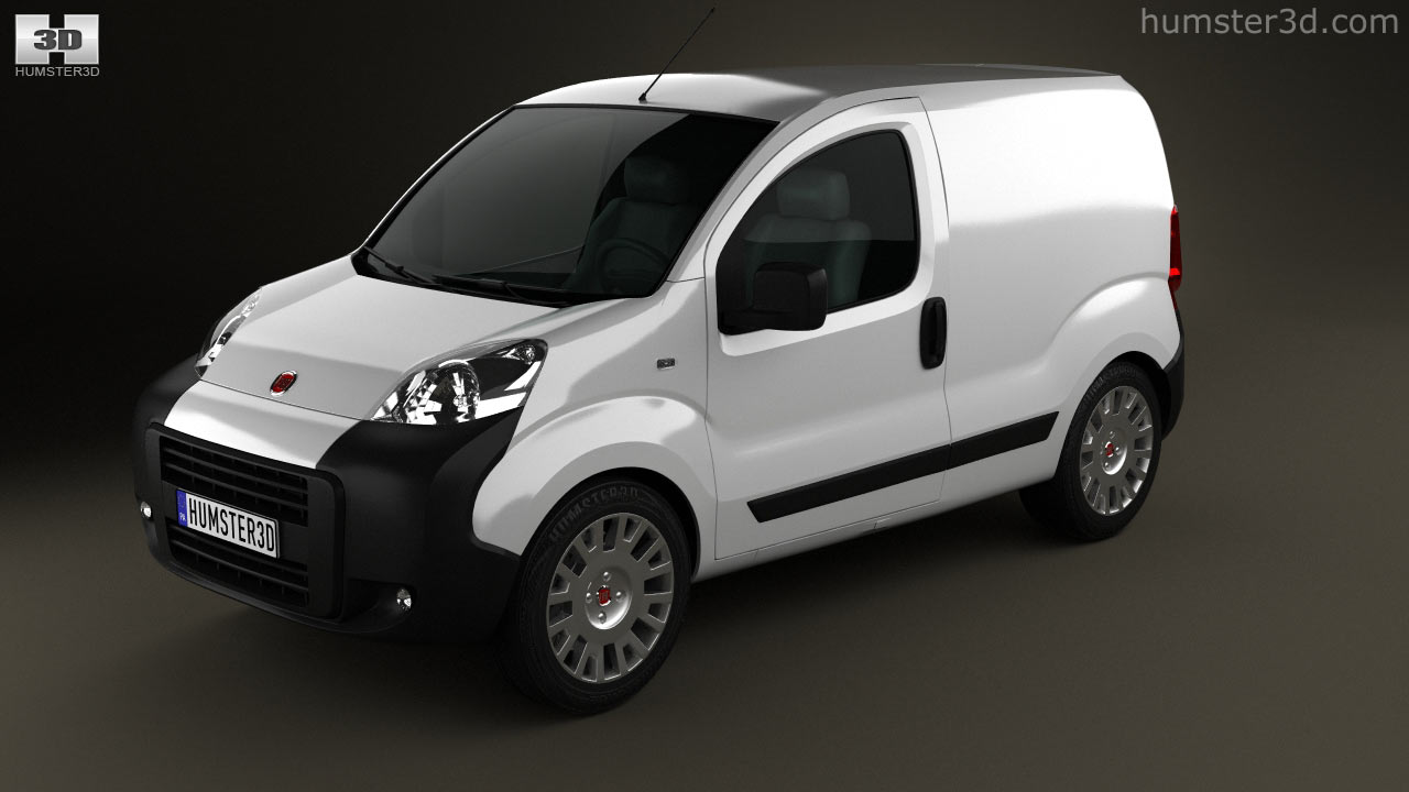360 view of Fiat Fiorino Panel Van 2014 3D model - 3DModels store