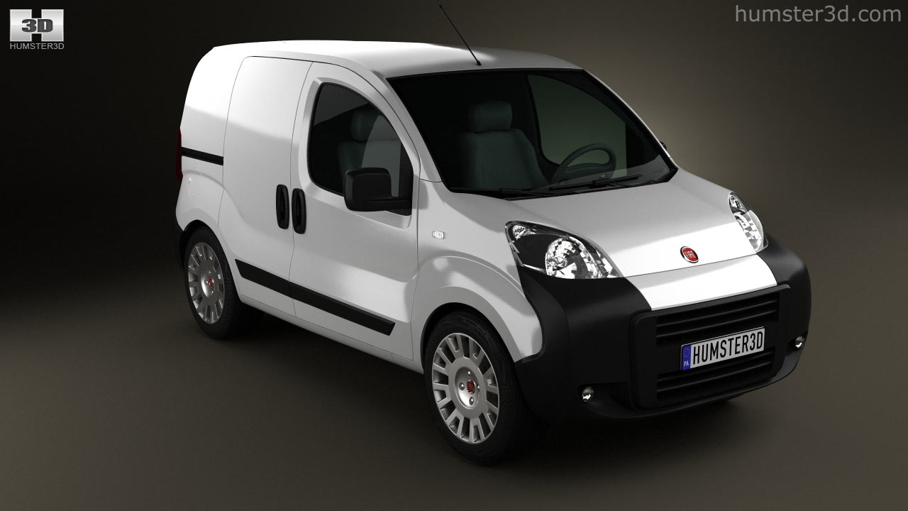360 view of Fiat Fiorino Panel Van 2014 3D model - 3DModels store