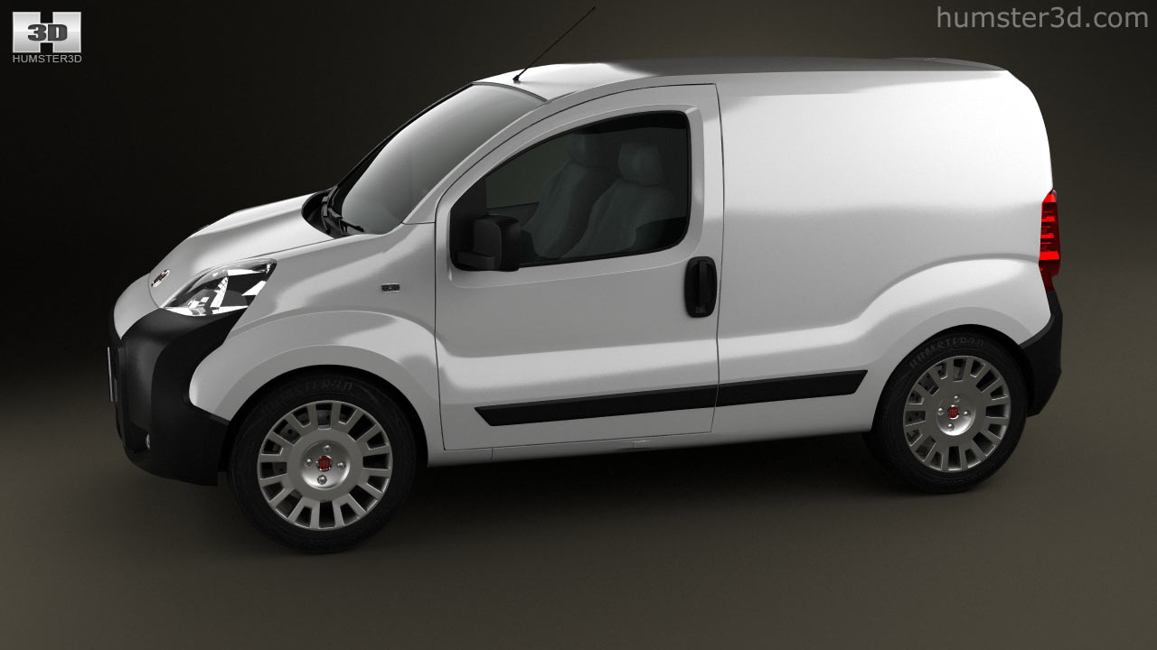 360 view of Fiat Fiorino Panel Van 2014 3D model - 3DModels store