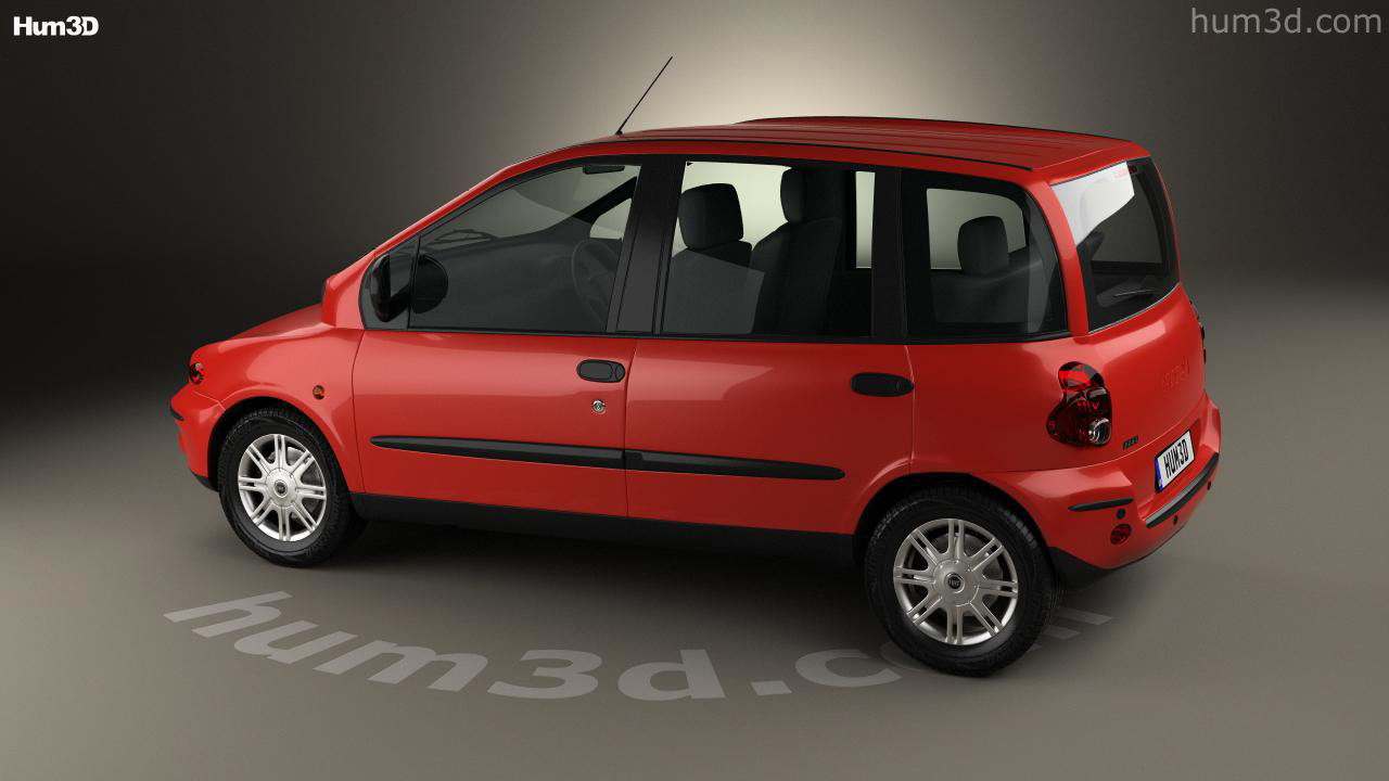 360 view of Fiat Multipla 2004 3D model - 3DModels store