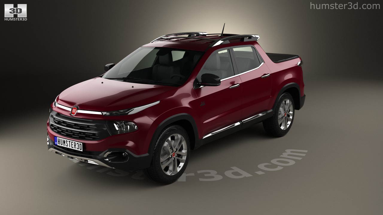 360 view of Fiat Toro 2019 3D model - 3DModels store