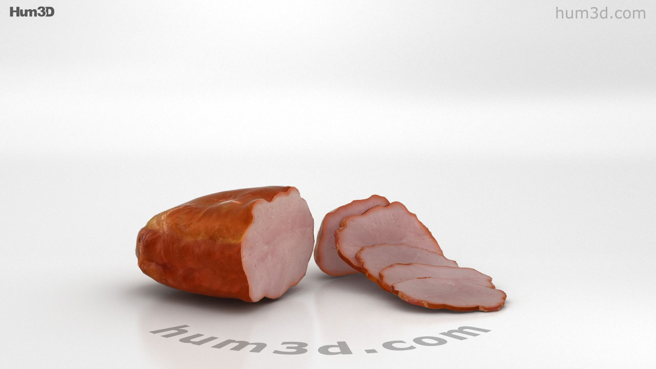 360 view of Ham 3D model - 3DModels store