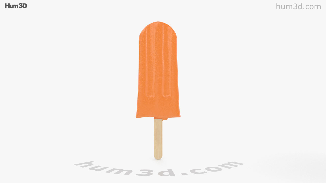 360 view of Ice Pop 3D model - 3DModels store