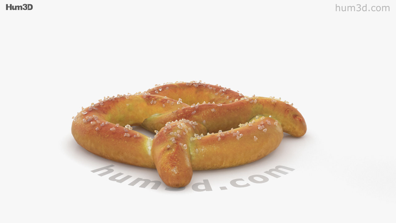 360 view of Pretzel 3D model - 3DModels store