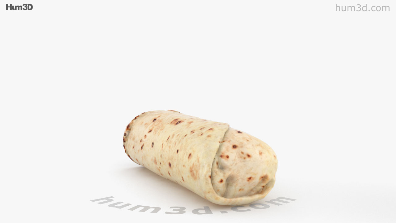 360 view of Shawarma 3D model - 3DModels store