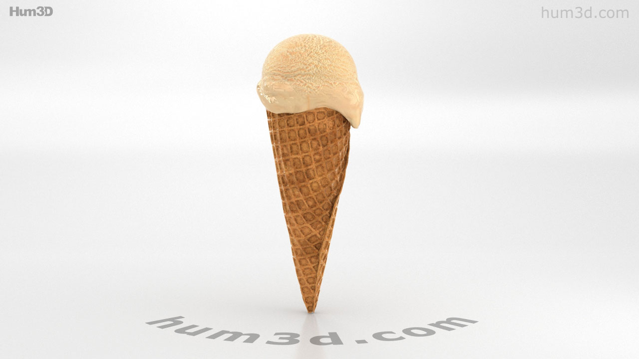 360 view of Ice Cream 3D model - 3DModels store