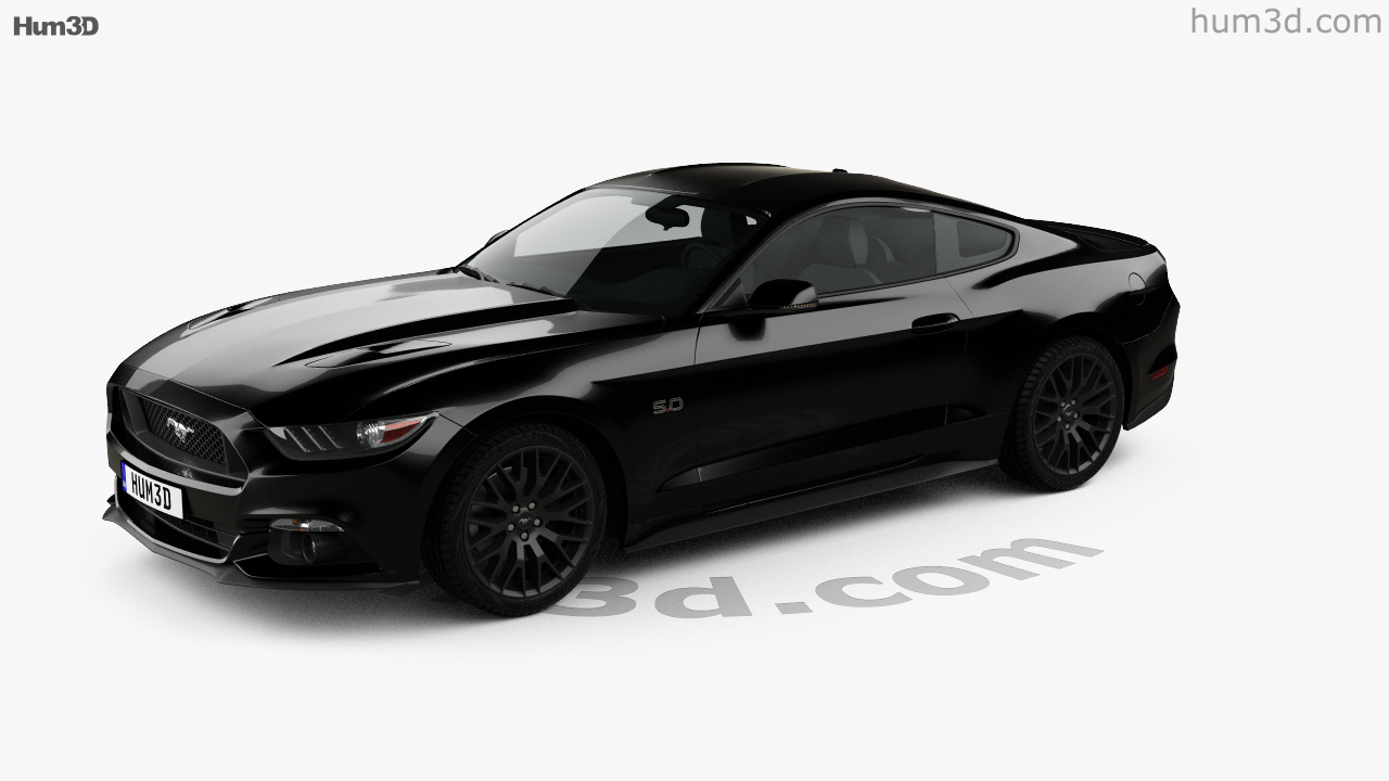 360 view of Ford Mustang GT EU-spec fastback 2020 3D model - 3DModels store