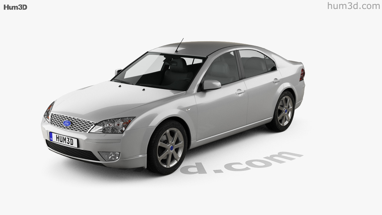360 view of Ford Mondeo hatchback 2003 3D model - 3DModels store
